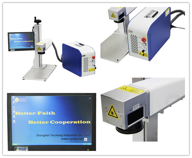 QR Code Fiber Laser Marking Machine