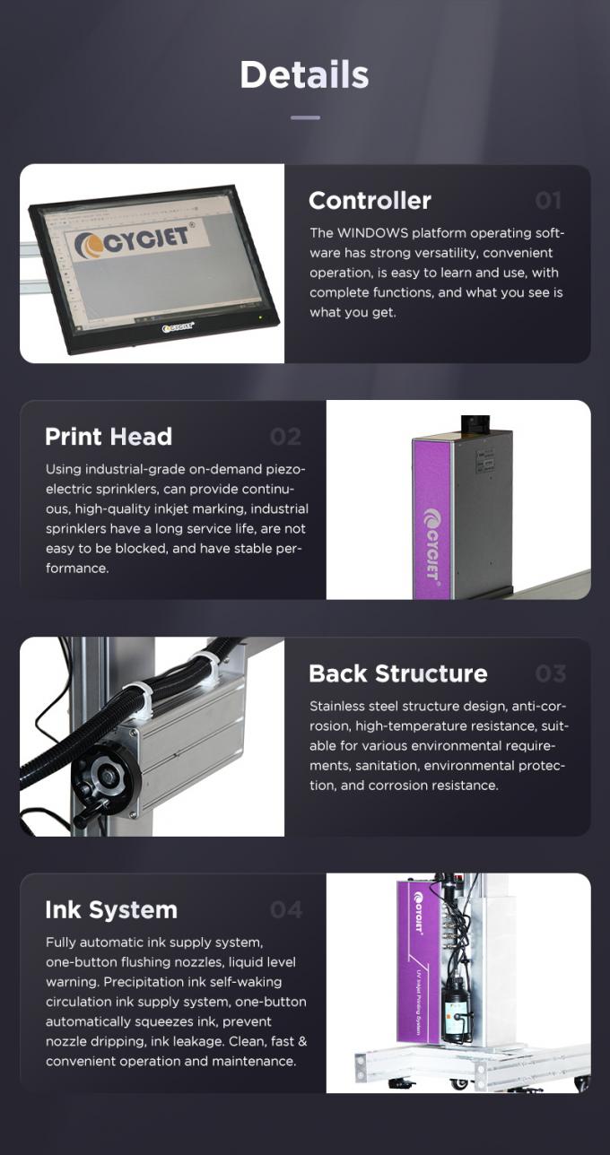 Large Format High Resolution Inkjet Printer Carton Label Printing Machine