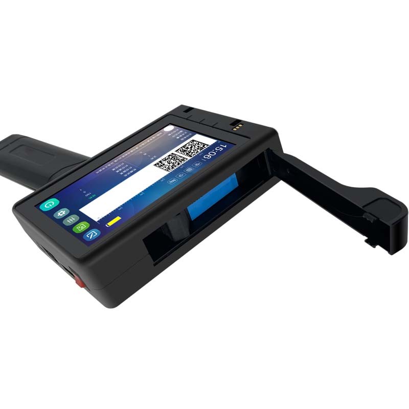 Wooden Portable Handheld Inkjet Printer With HP TIJ2.5 Print System 12.7mm