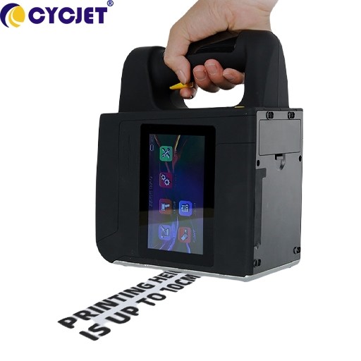 Portable Character Printing Inkjet Printer 100mm Adjustable For Carton ...