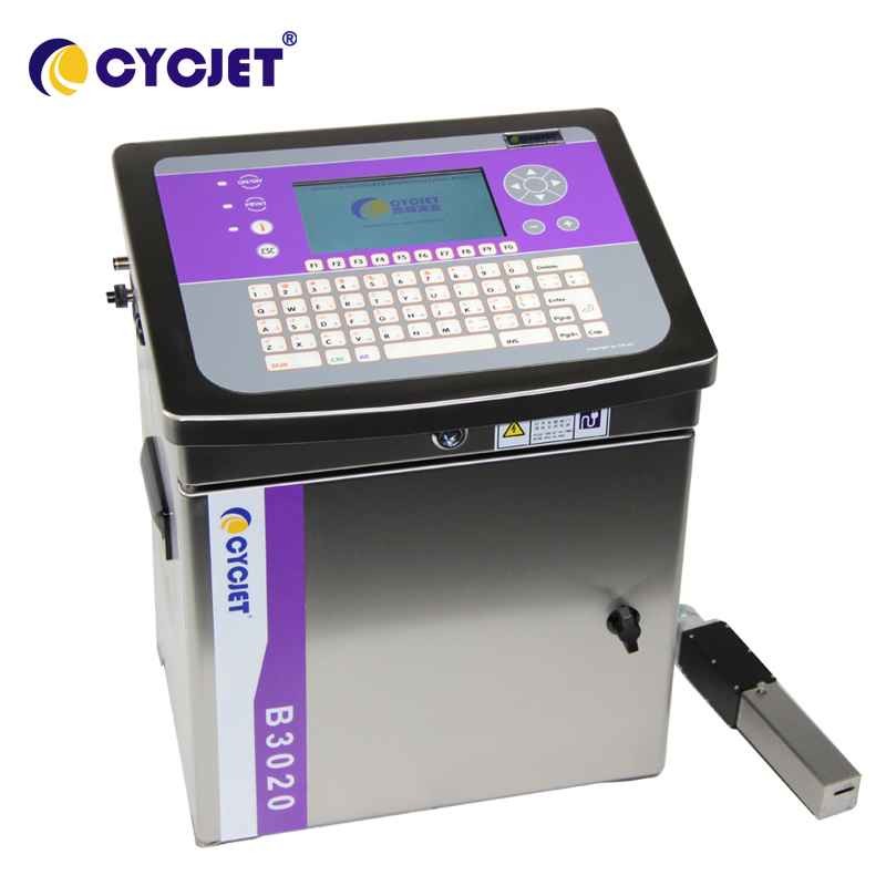 Lot Number Qrcode Cij Inkjet Printer CYCJET B3020 Date Batch Coding And Marking Printers