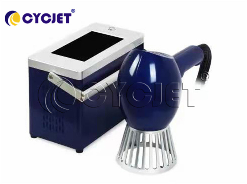 30W Fiber Laser Coding And Marking Machine CYCJET Portable Handheld ...